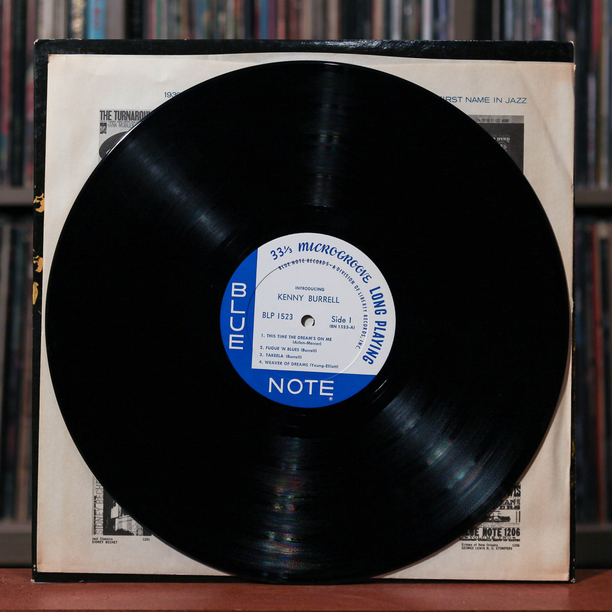 Kenny Burrell - Introducing Kenny Burrell - MONO -1967 Blue Note, VG+/