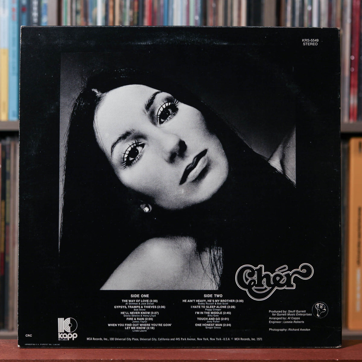 Cher - Gypsys, Tramps & Thieves - 1971 Kapp Records, VG+/VG+