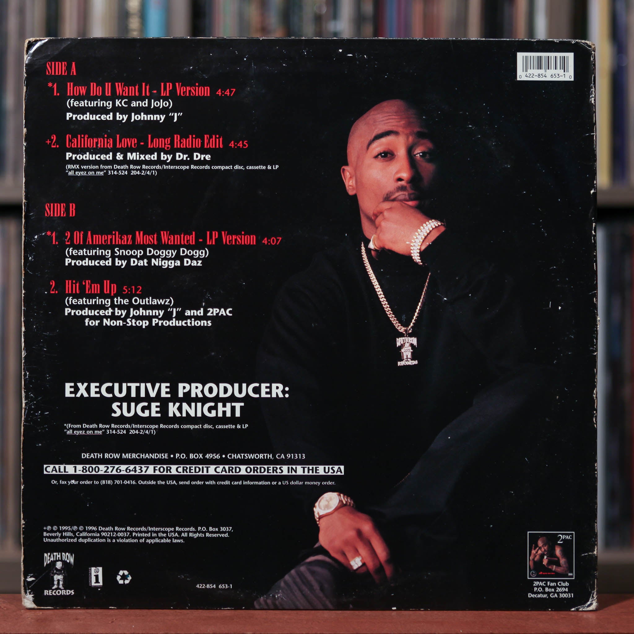 2Pac - How Do U Want It - 1996 Death Row, VG/VG