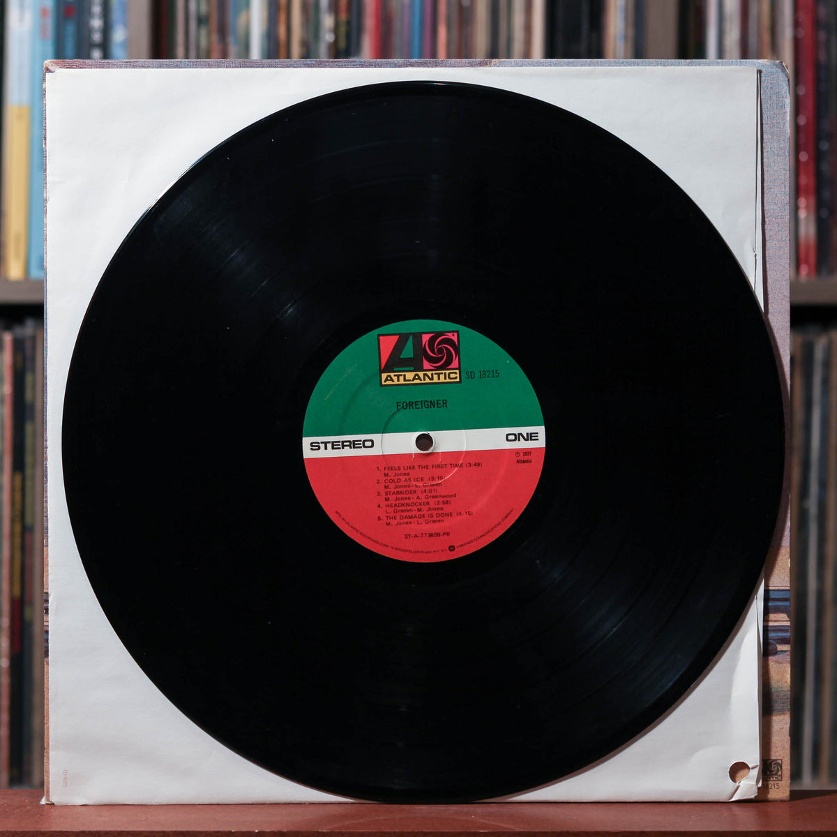 Foreigner - Self-Titled - SHADOW LOGO PROMO 1977 Atlantic, VG/VG+