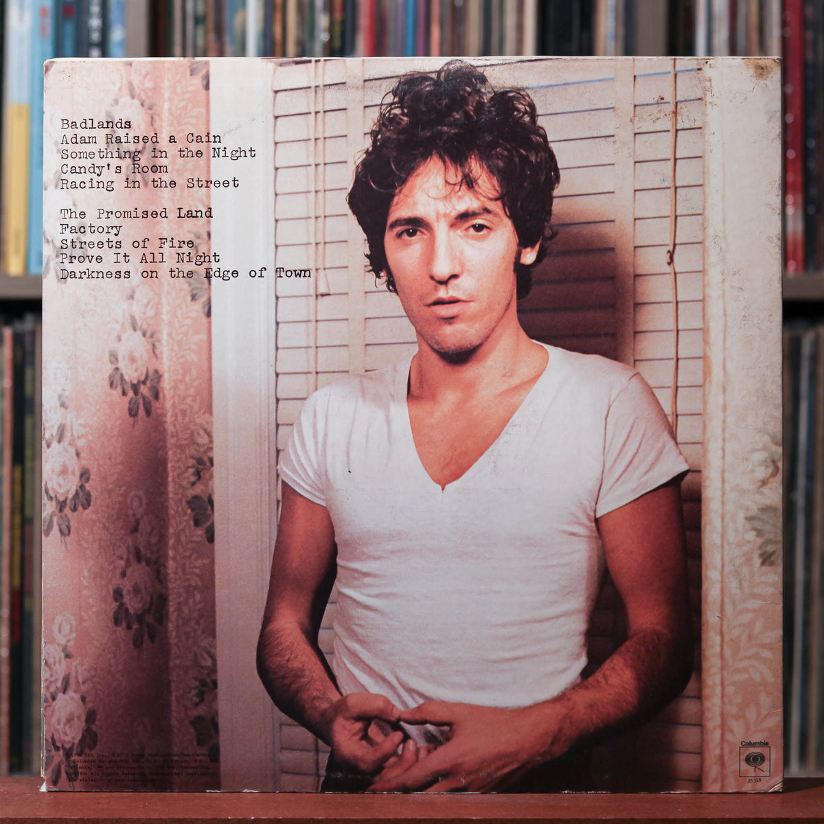 Bruce Springsteen - Darkness On The Edge Of Town - W/ INSERT 1978 Colu