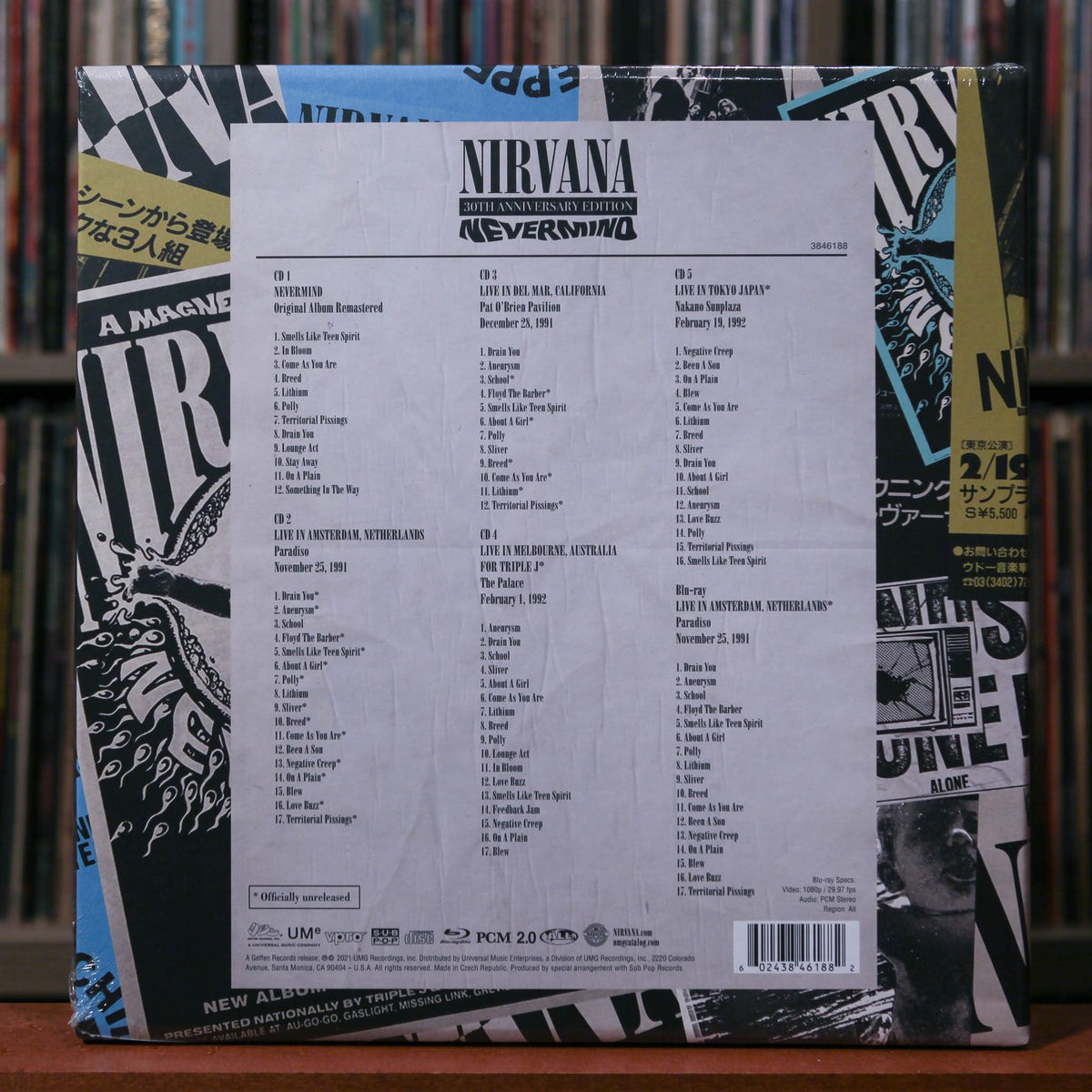 Nirvana - Nevermind - Deluxe Edition Ltd 4CD+BR Box Set - 2021 Geffen