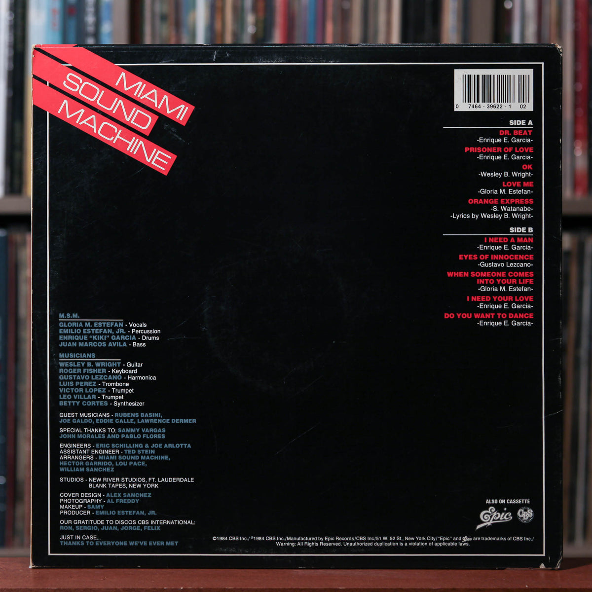 Miami Sound Machine - Eyes of Innocence - 1984 Epic, VG/EX