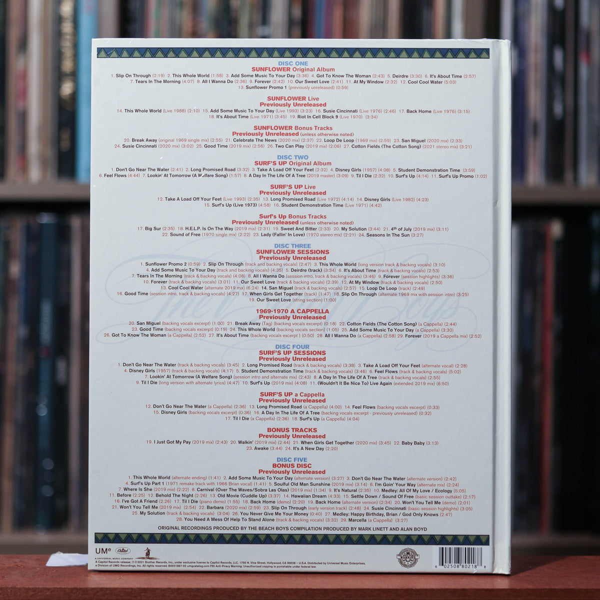 The Beach Boys - Feel Flows - 5 CD Box Set - 2021 UMe, SEALED