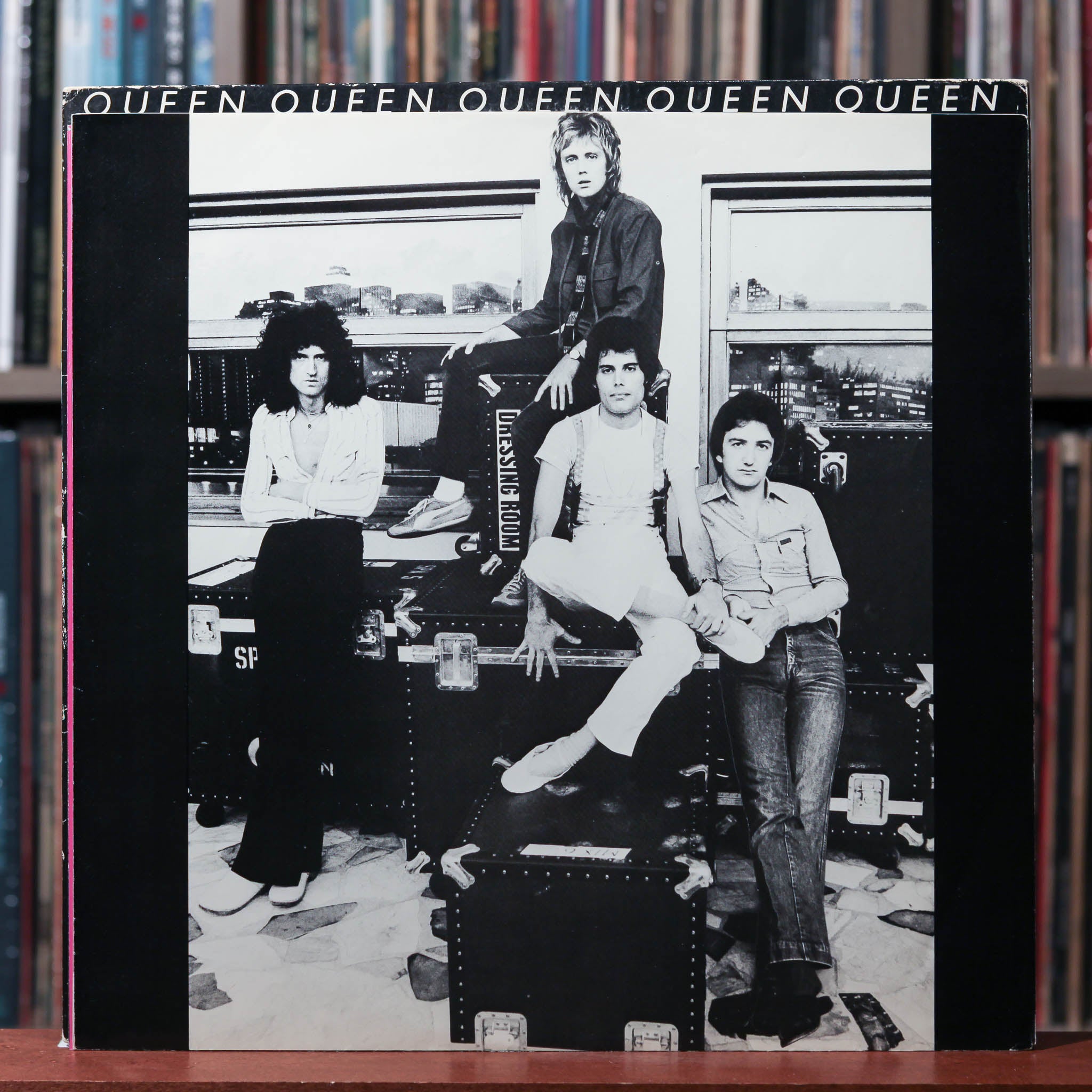 queen jazz record insert poster