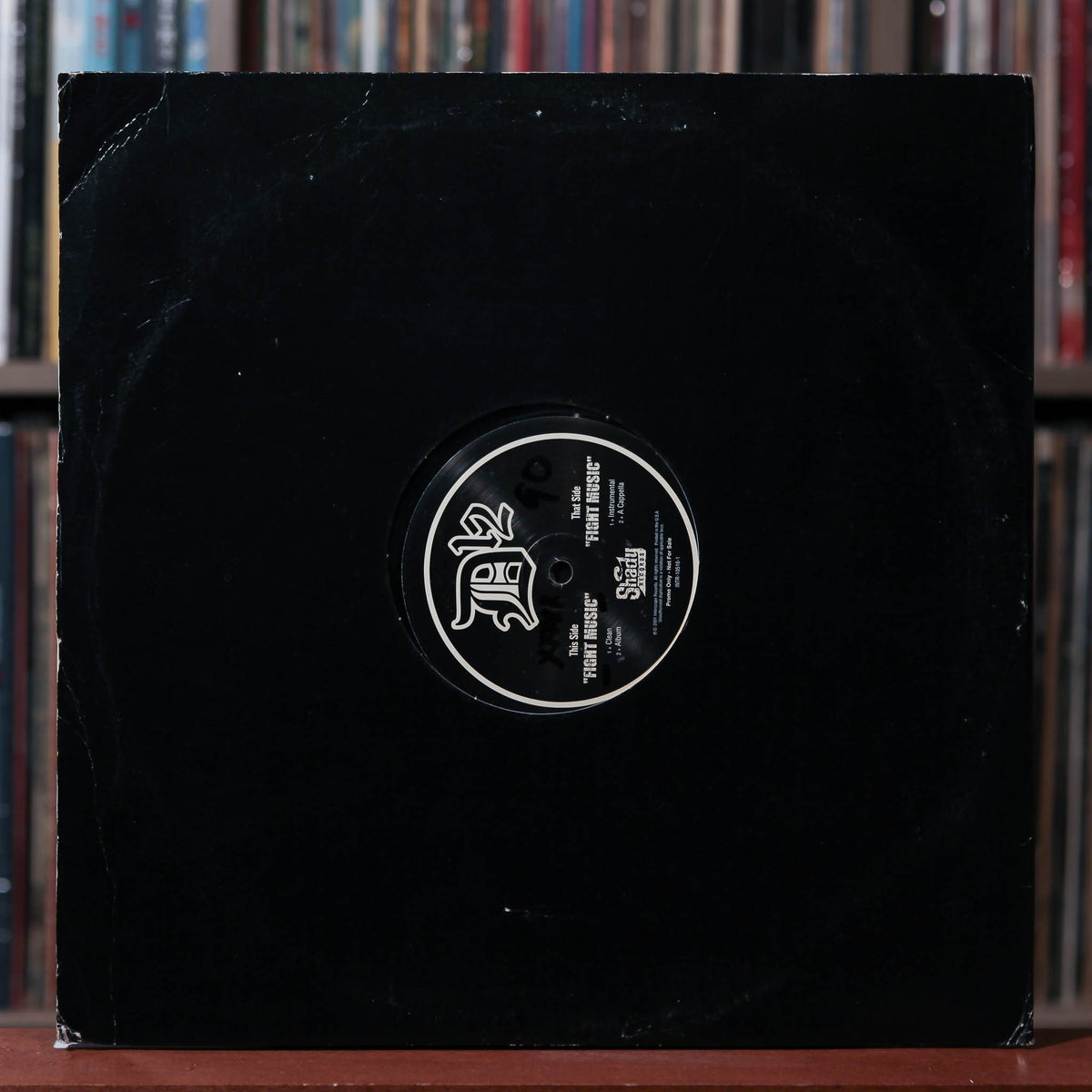 D12 - Fight Music - PROMO 2001 Interscope Records, VG/VG+