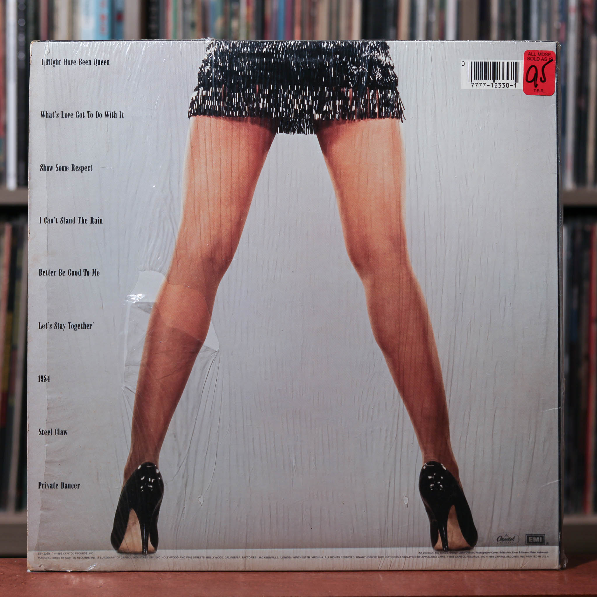 Tina Turner - Private Dancer - 1984 Capitol Records, VG+/VG