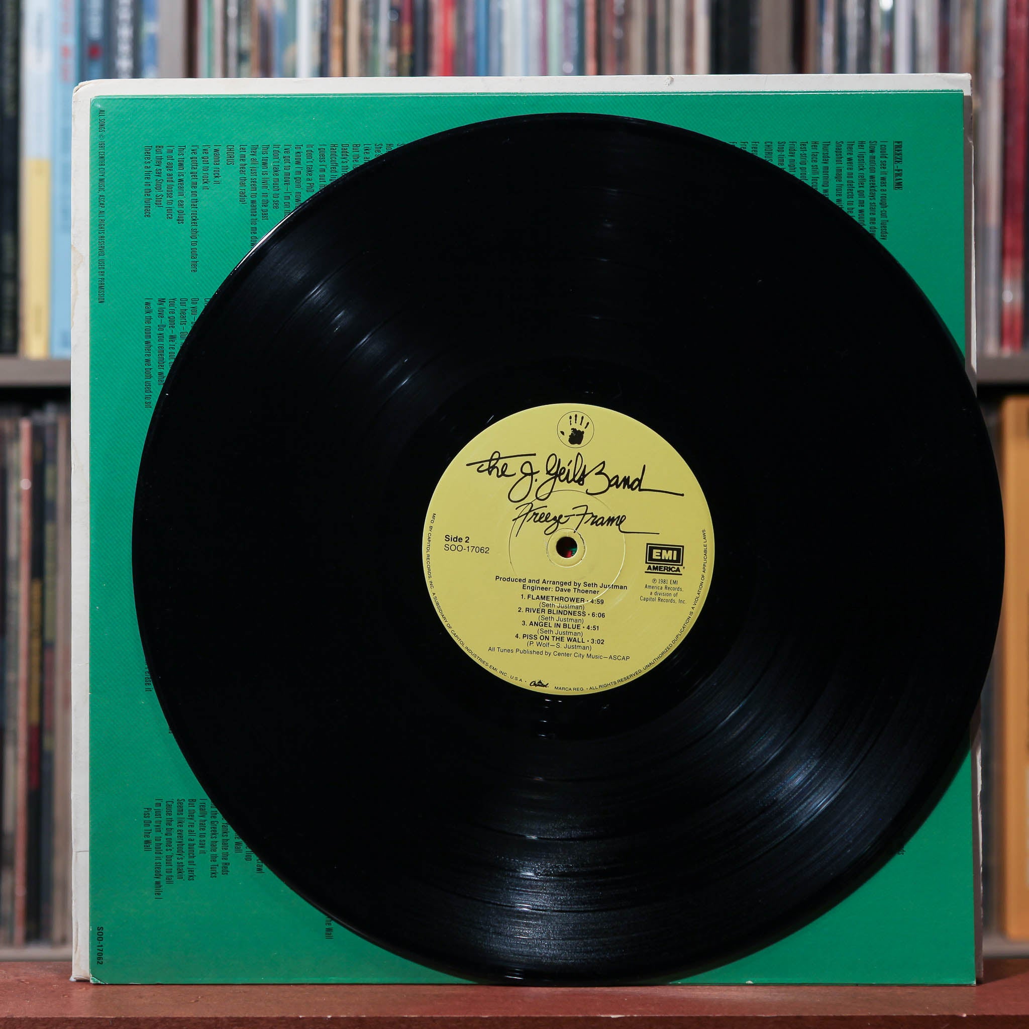 The J. Geils Band - Freeze-Frame - 1981 EMI America, VG/VG+