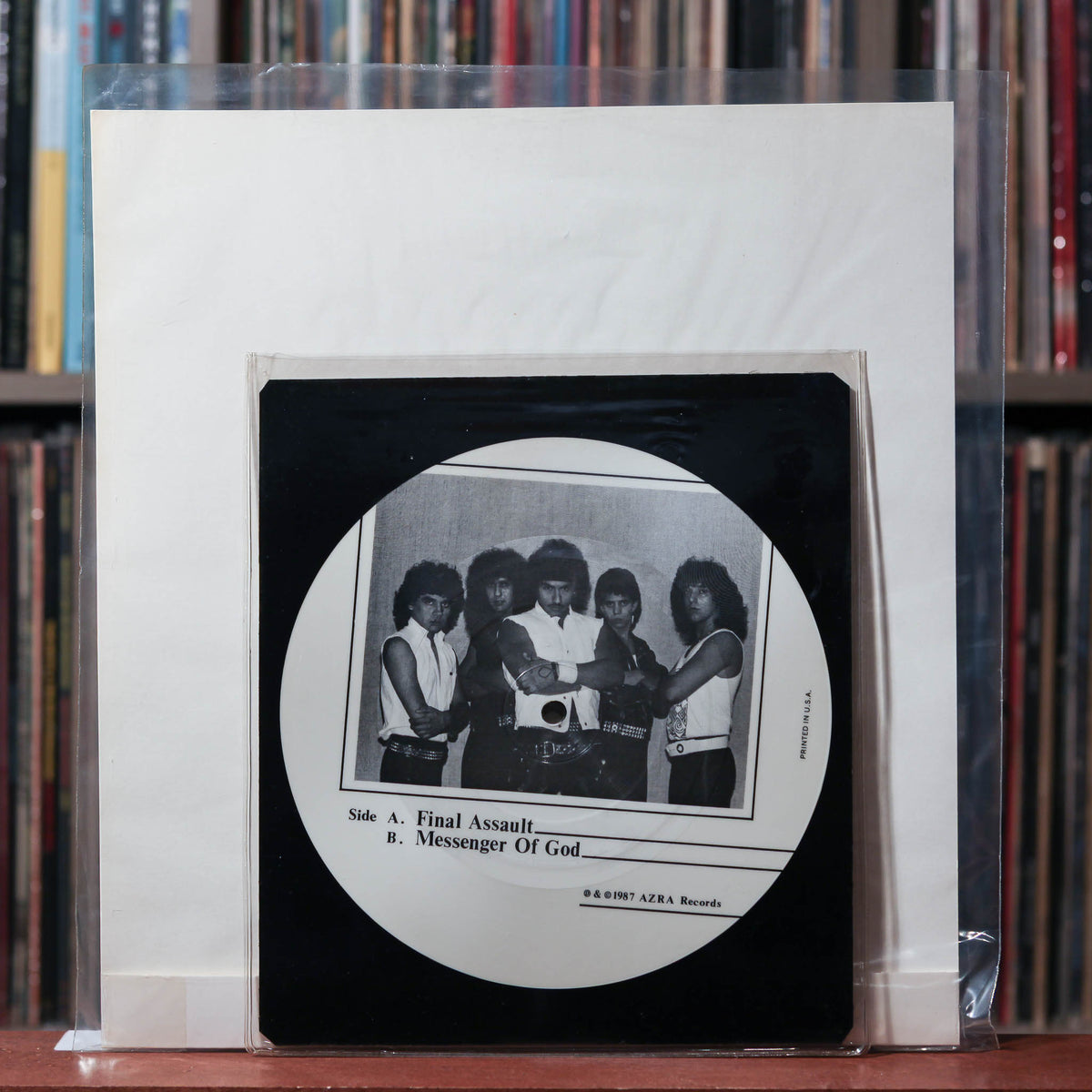 Final Assault - Final Assault - RARE - SHAPED PICTURE DISC 1987 Azra,