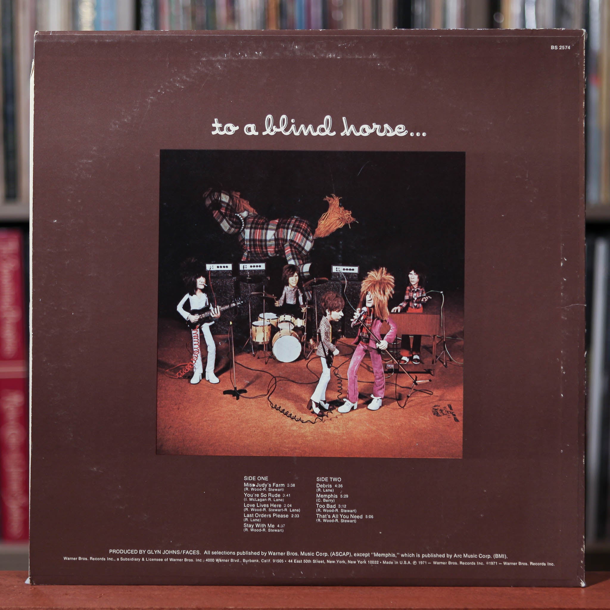 Faces - A Nod Is As Good As A Wink...To A Blind Horse - 1971 Warner, V