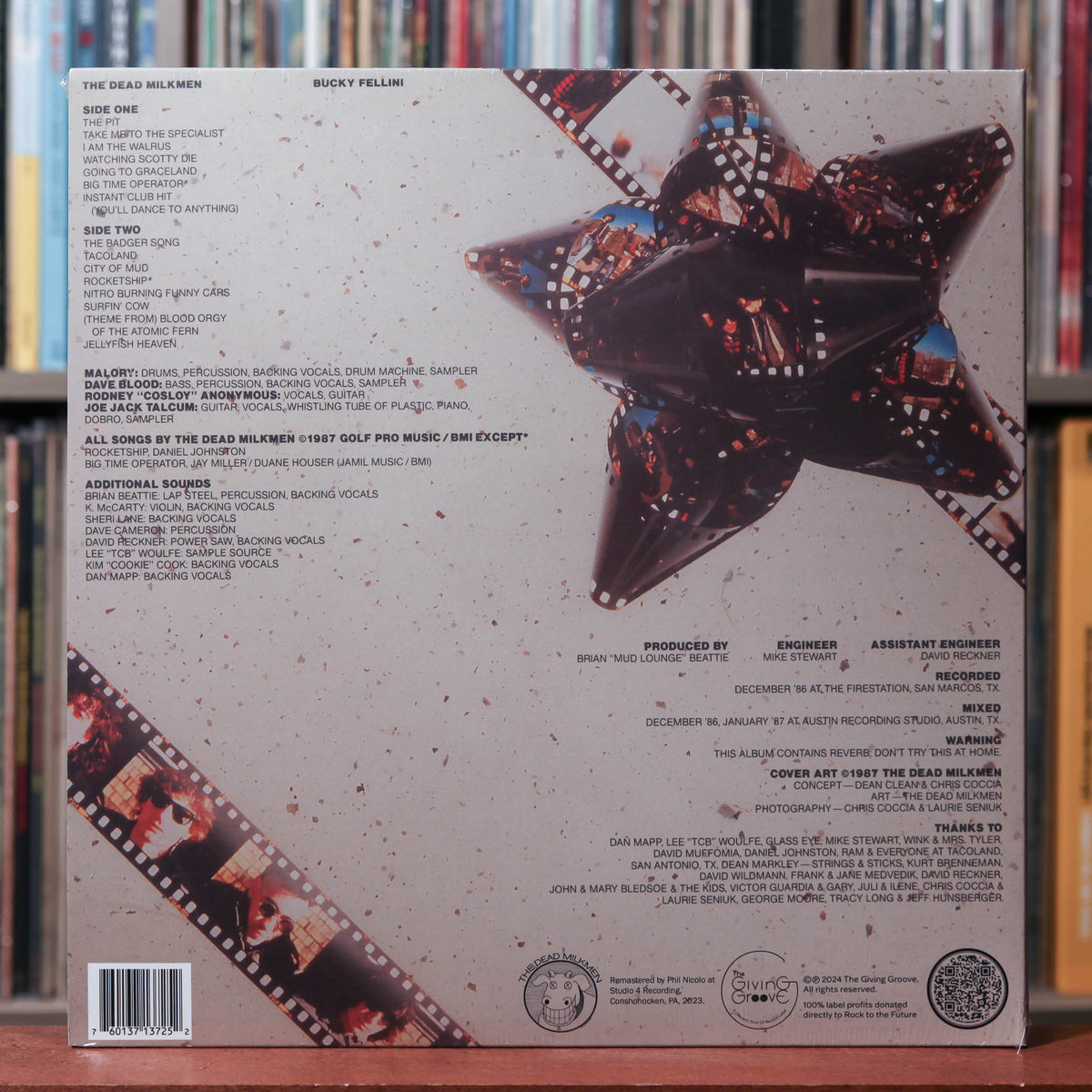 The Dead Milkmen - Bucky Fellini - 2024 The Giving Groove SEALED