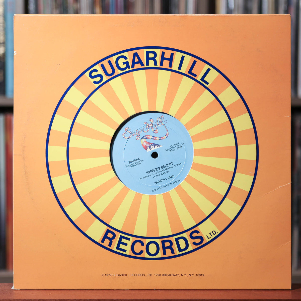 Sugarhill Gang - Rapper's Delight - 12" Single - 1979 Sugar Hill Recor