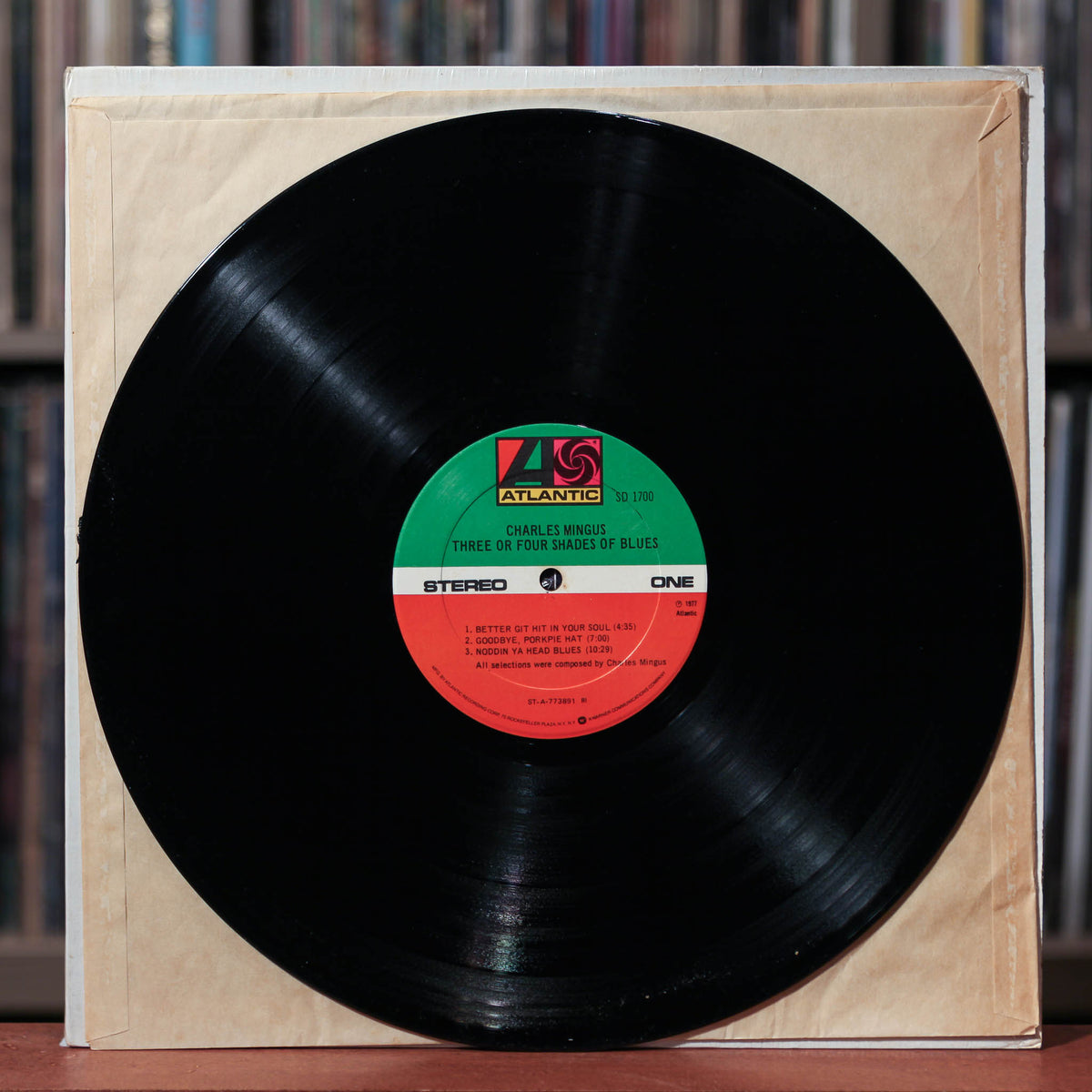 Charles Mingus - Three Or Four Shades Of Blues - 1977 Atlantic, EX/VG