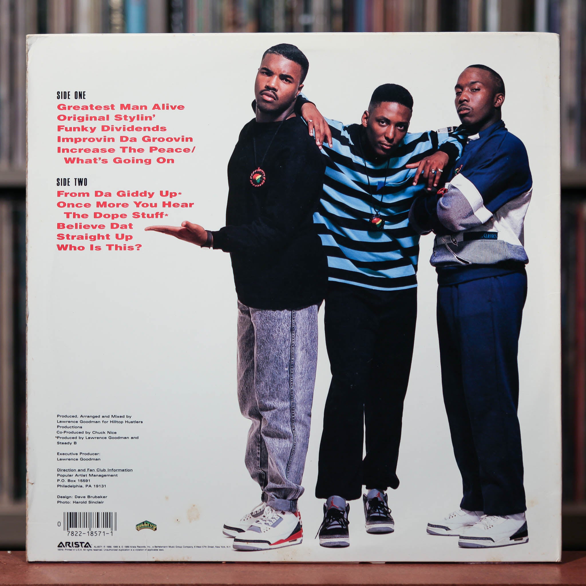 Three Times Dope - Original Stylin' - 1989 Arista, EX/EX