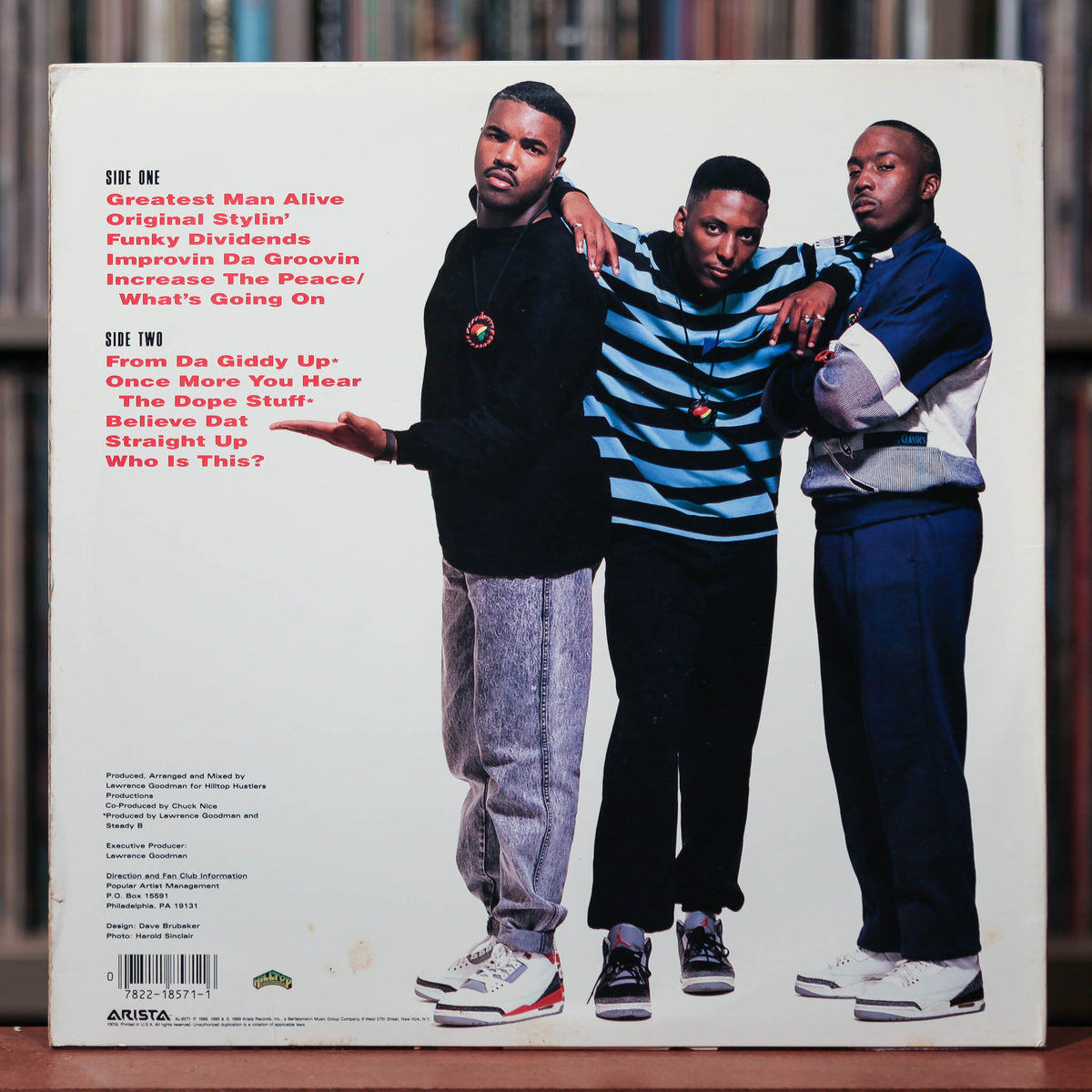 Three Times Dope - Original Stylin' - 1989 Arista, EX/EX