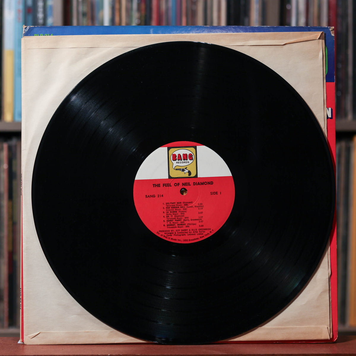 Neil Diamond - The Feel Of Neil Diamond - 1966 Bang Records, VG+/VG+