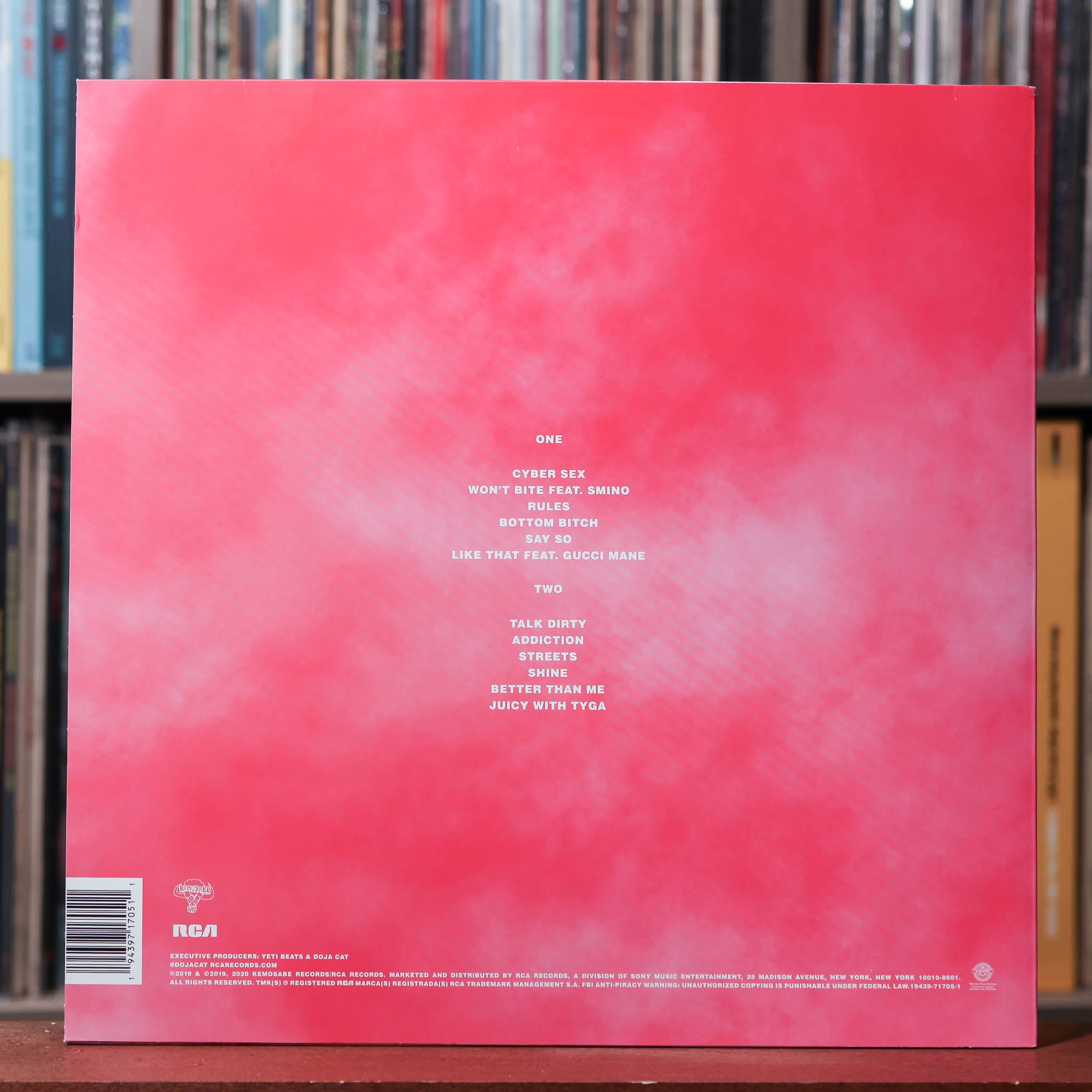 Doja Cat - Hot Pink - PINK VINYL W/ INSERT 2020 RCA, VG/EX