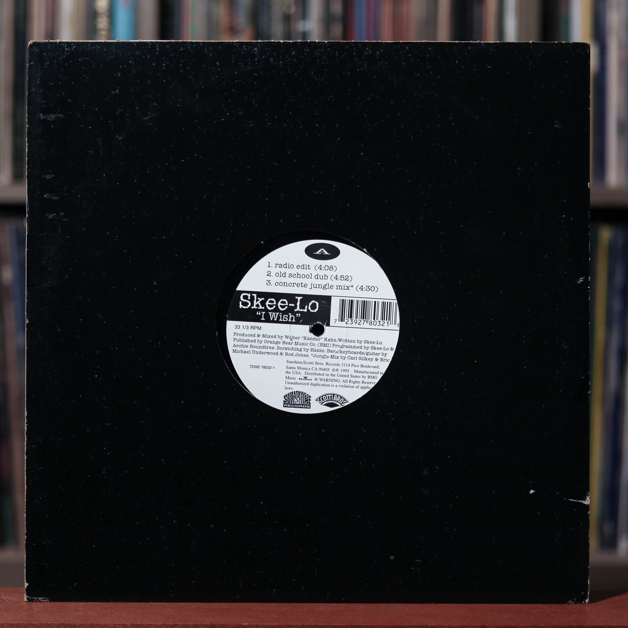 Skee Lo - I Wish - 1995 Scotti Bro, VG+/VG+