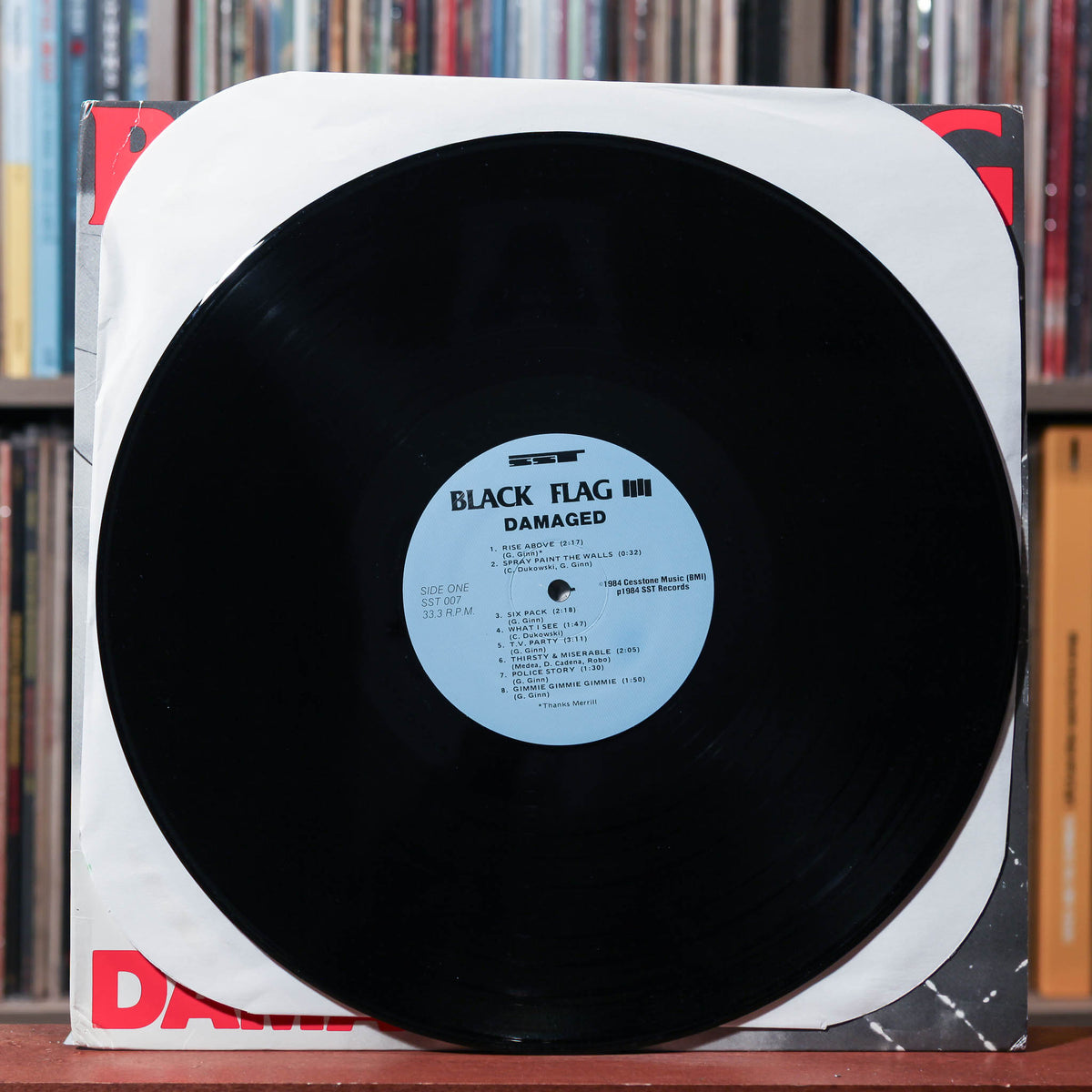 Black Flag - Damaged - 1989 SST Records, VG/VG