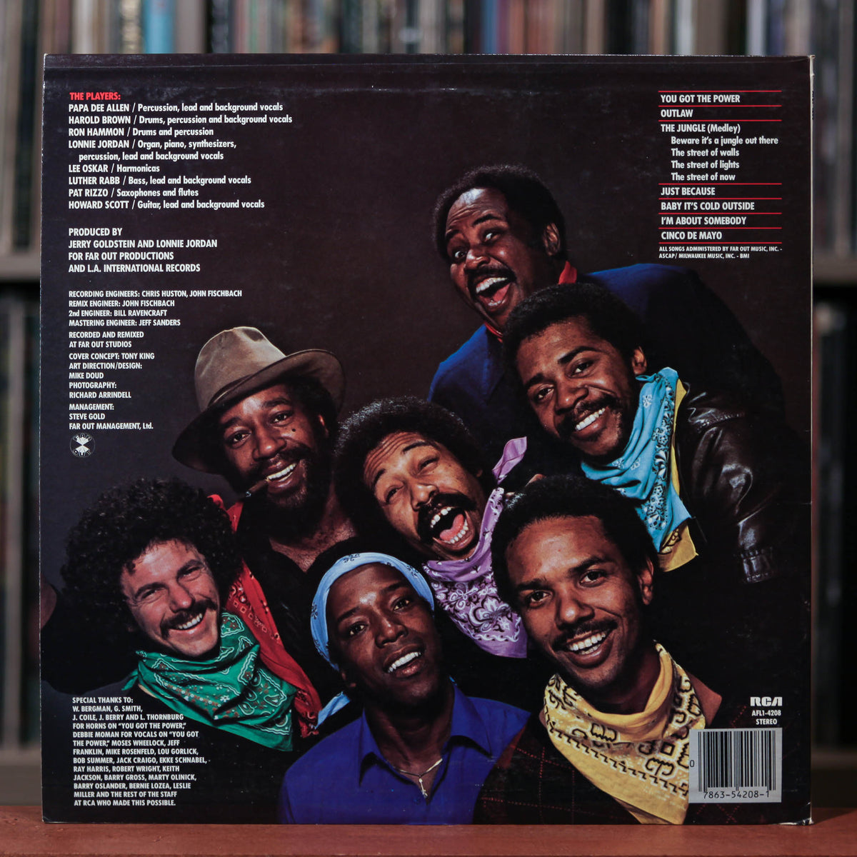 War - Outlaw - 1982 RCA, EX/EX