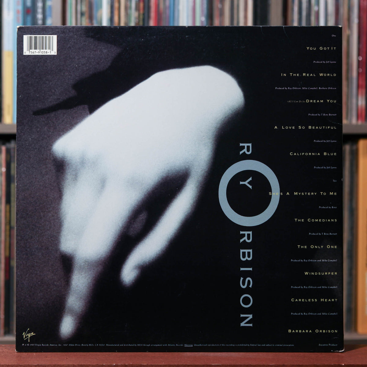 Roy Orbison - Mystery Girl - 1989 Virgin, VG+/VG+