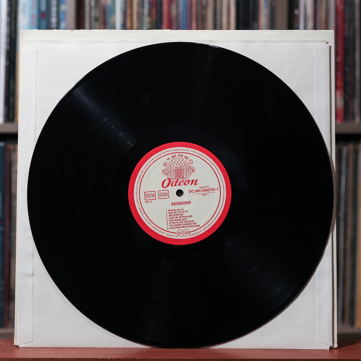 The Beatles - Sessions - GERMAN 1986 Odeon, VG+/VG+