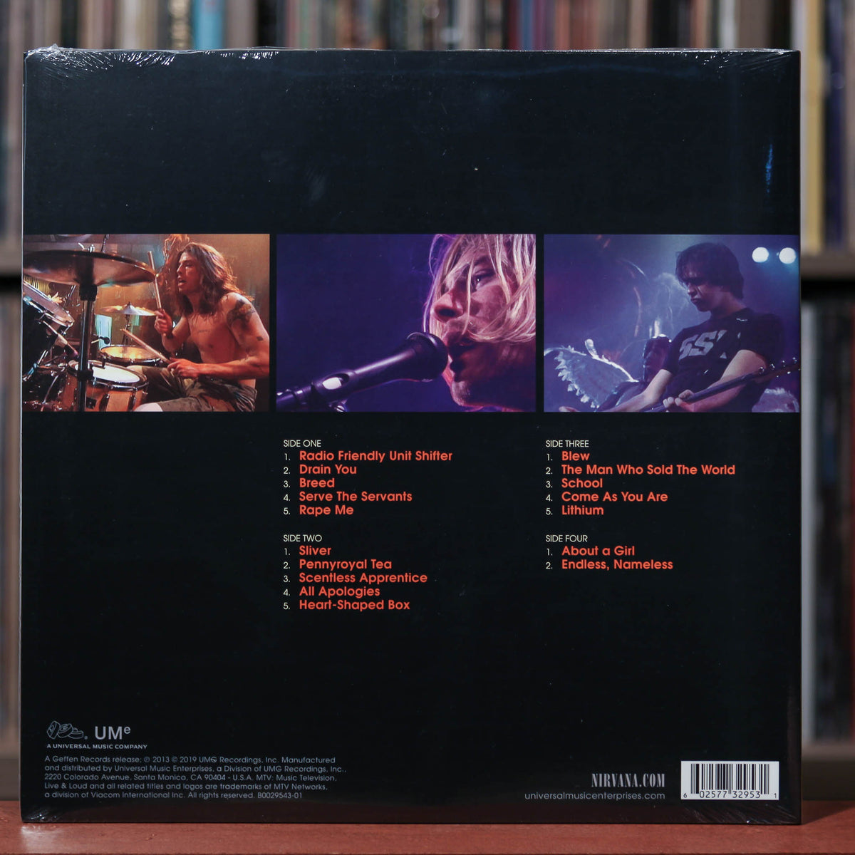 Nirvana - Live And Loud - 2LP - 2019 DGC, SEALED