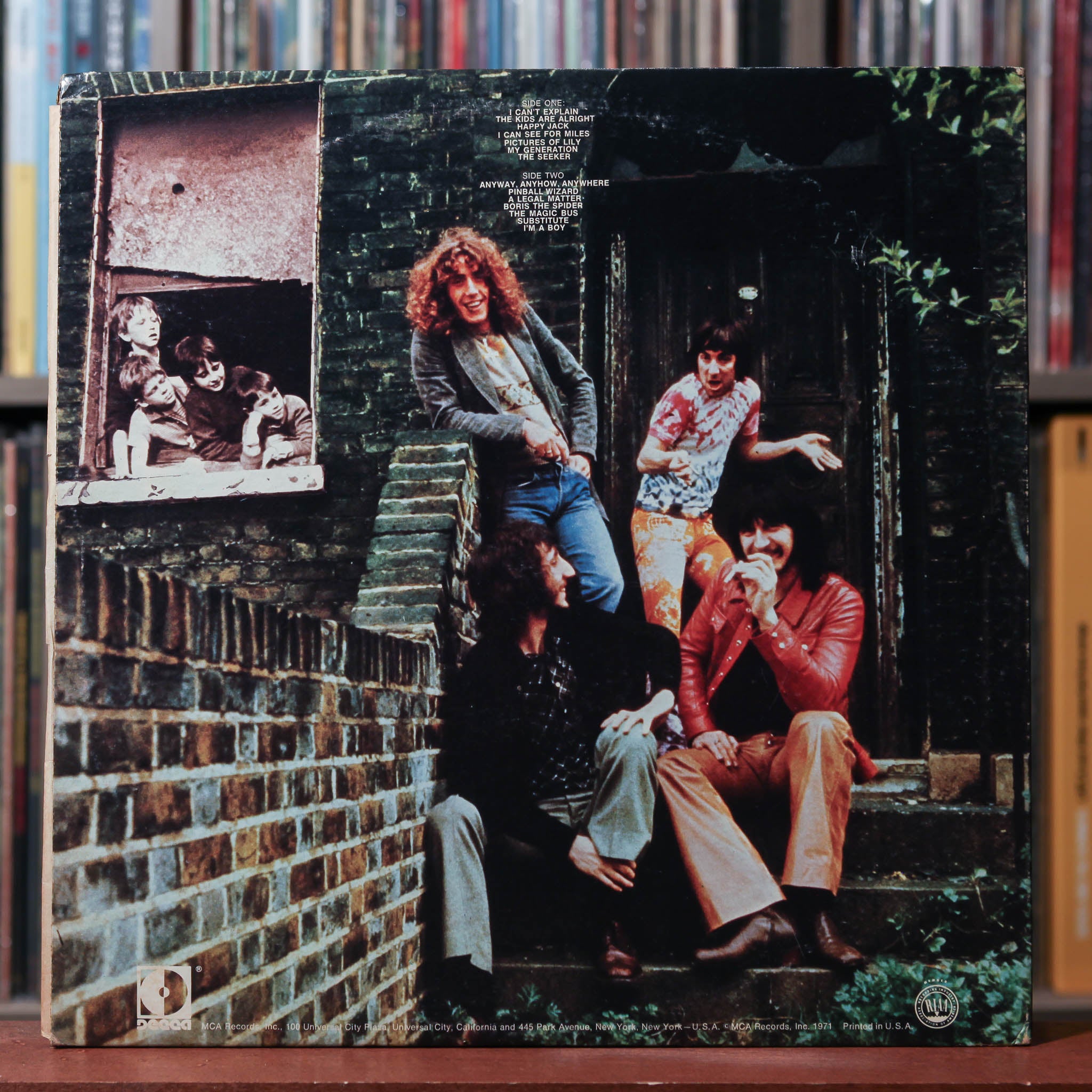 The Who - Meaty Beaty Big And Bouncy - W/ INSERT 1971 Decca, VG+/VG