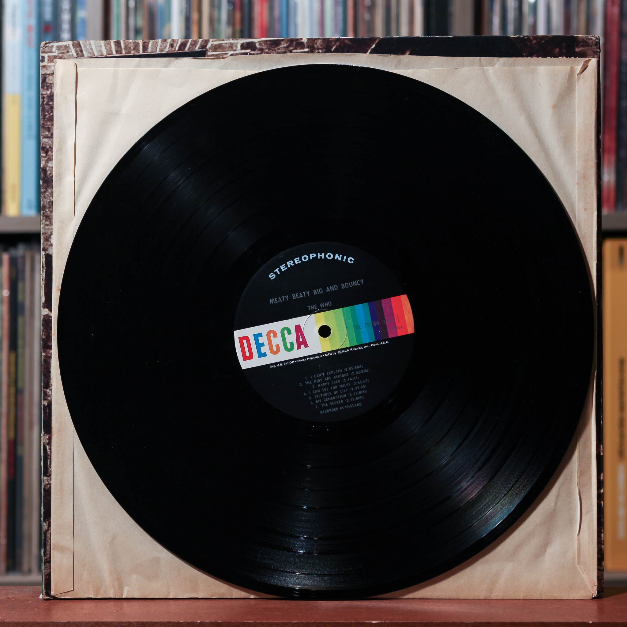 The Who - Meaty Beaty Big And Bouncy - W/ INSERT 1971 Decca, VG+/VG