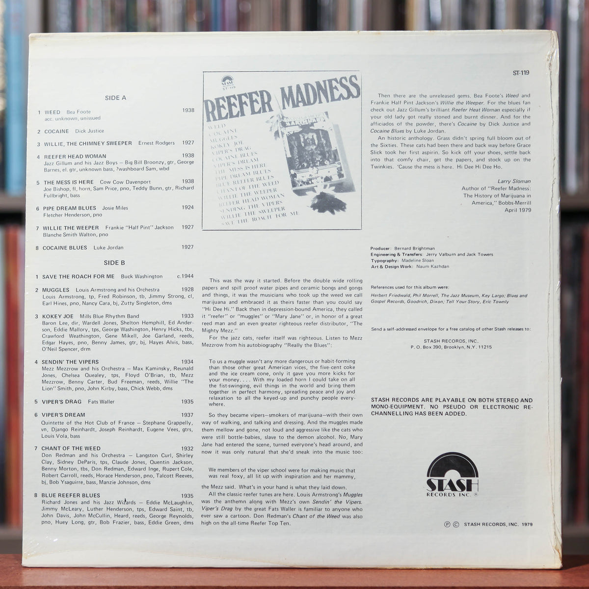 Reefer Madness - Various - 1979 Stash, SEALED