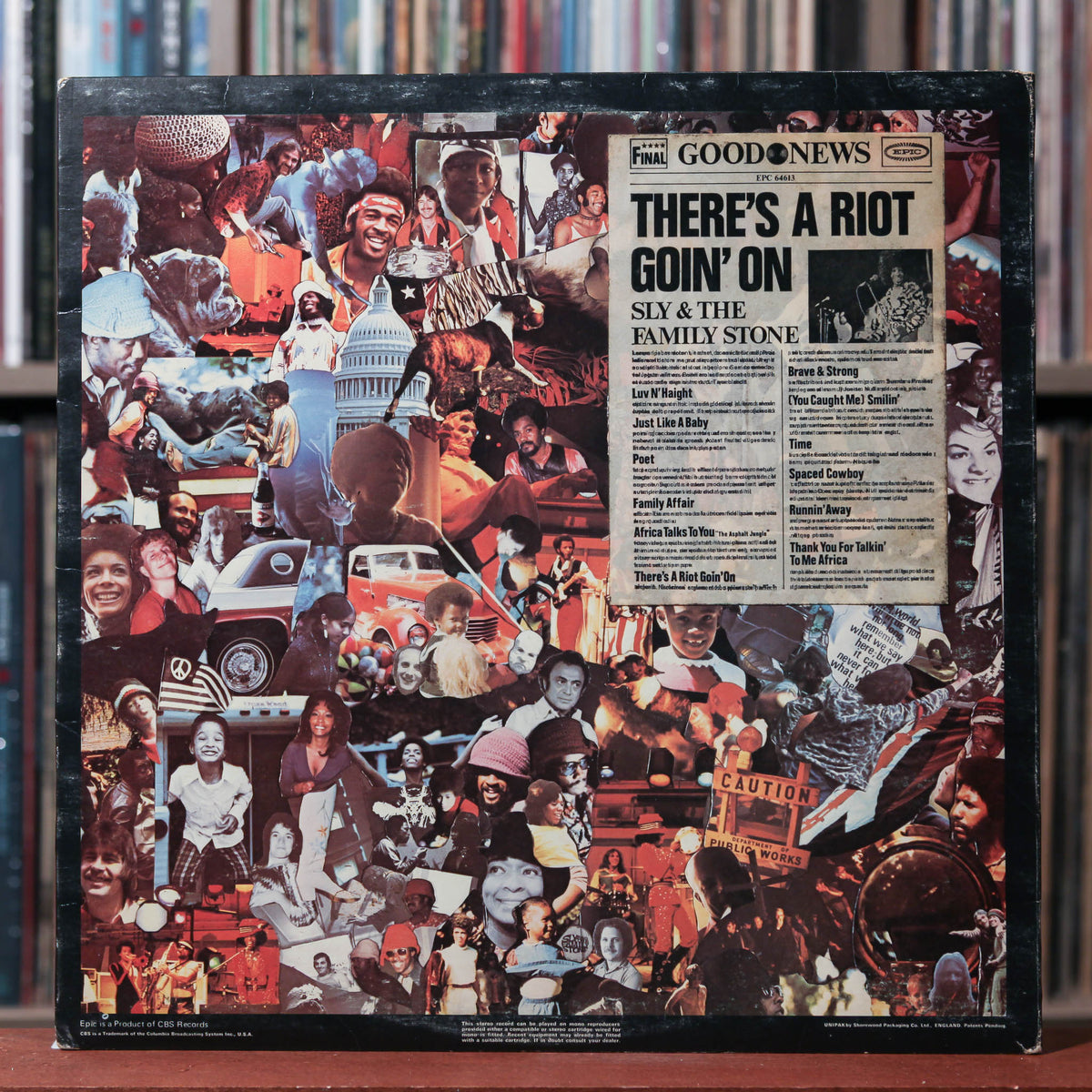 Sly & The Family Stone - There's A Riot Goin' On - UK 1971 Epic, VG/VG