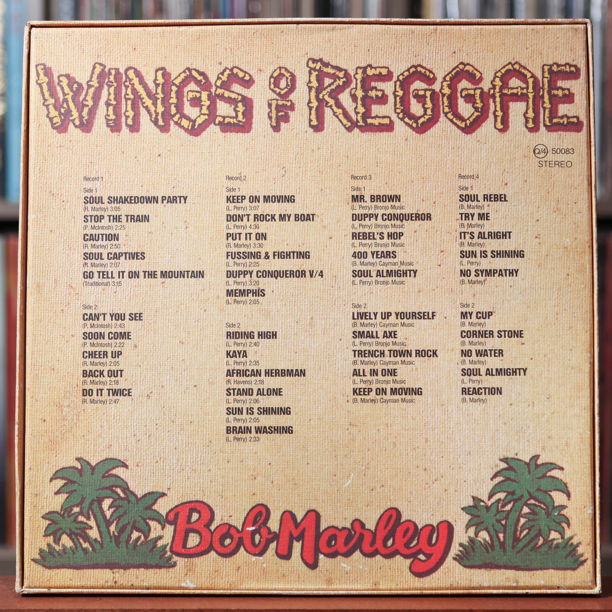 Bob Marley - Wings Of Reggae - 4LP - German Import - 1980's Time Wind,