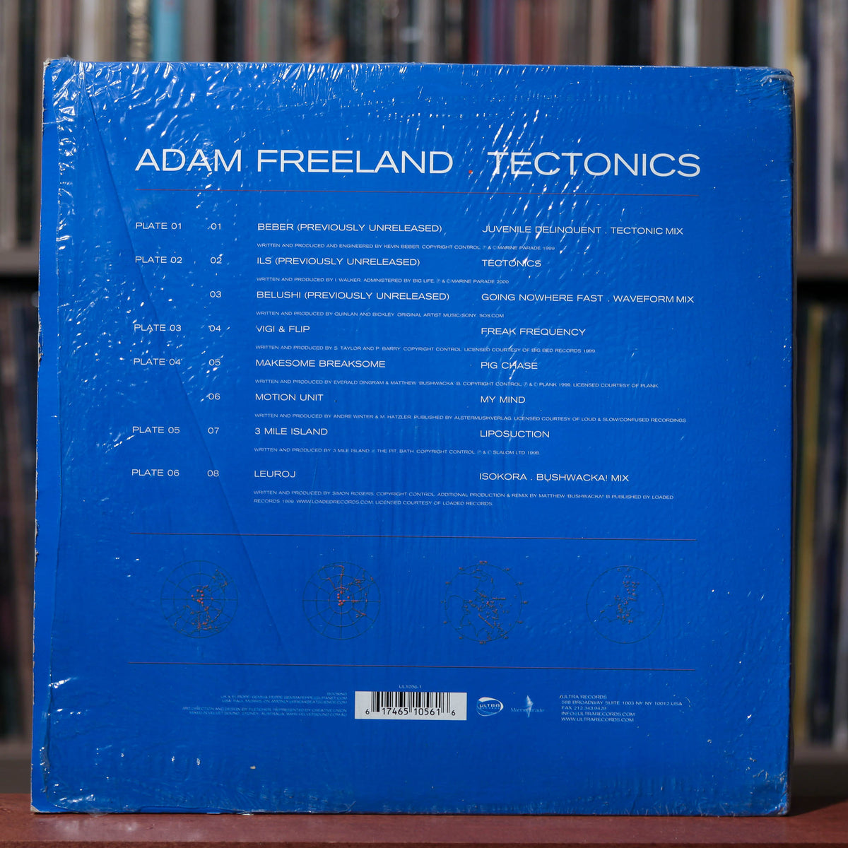 Adam Freeland - Tectonics - 1999 Ultra, VG+/G+