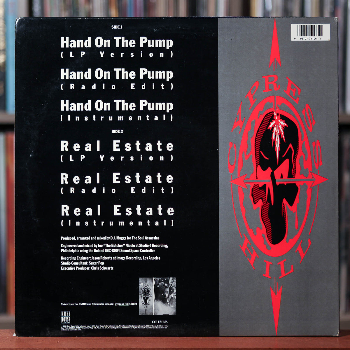 Cypress Hill - Hand On The Pump/ Real Estate - 12" Single - 1991 Ruffh