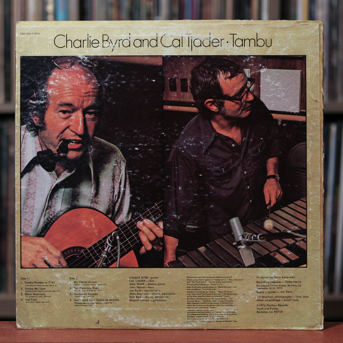 Cal Tjader And Charlie Byrd - Tambu - 1974 Fantasy, VG/VG