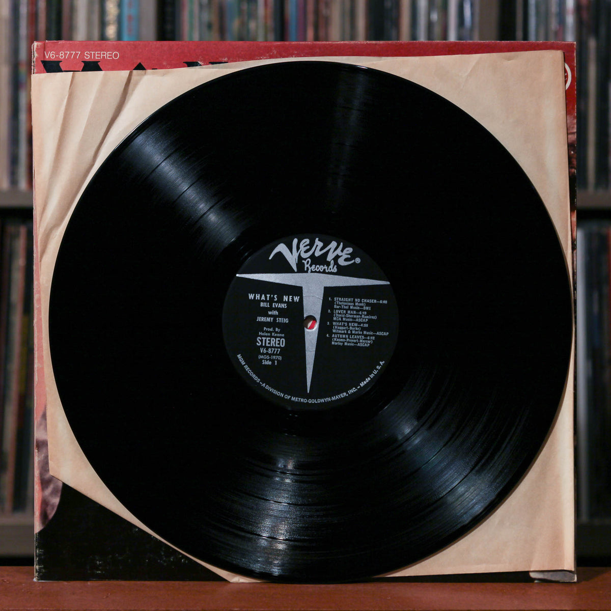 Bill Evans - What's New - 1969 Verve Records, VG/VG