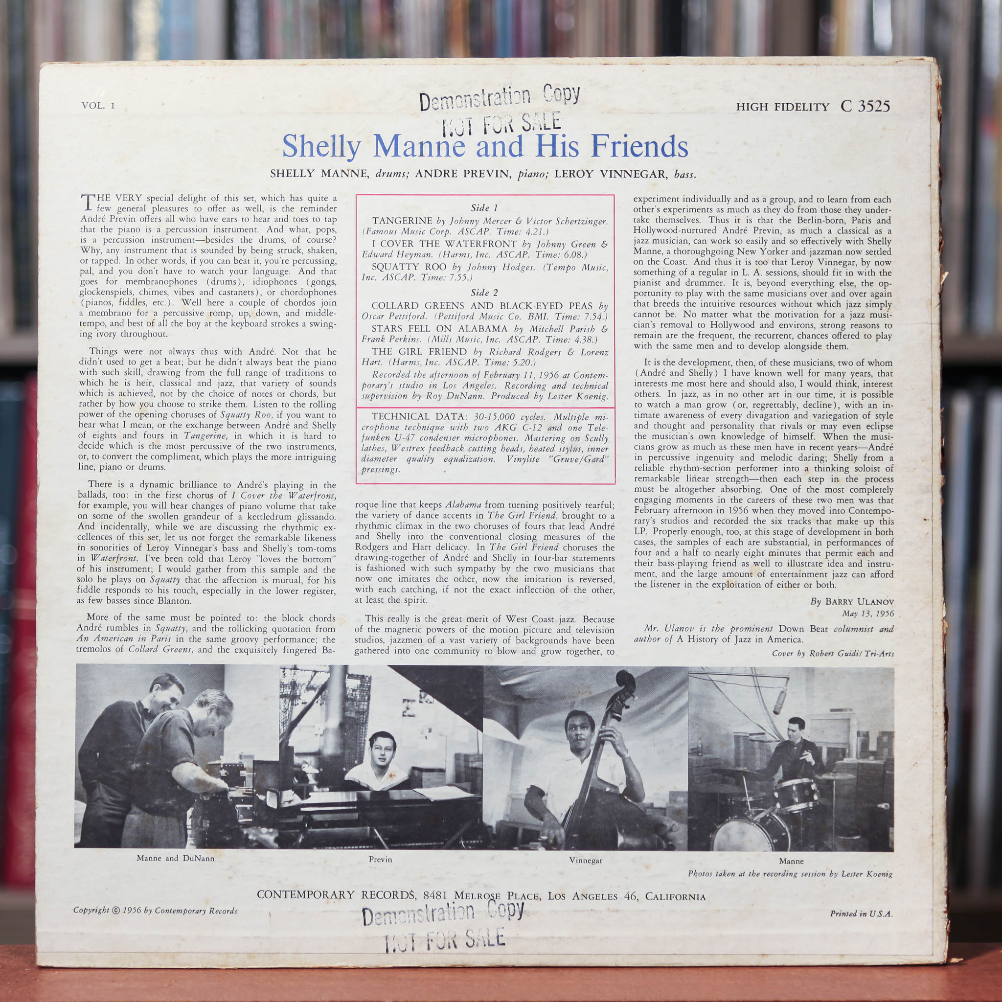 Shelly Manne & His Friends - Shelly Manne & His Friends Vol. 1 - RARE