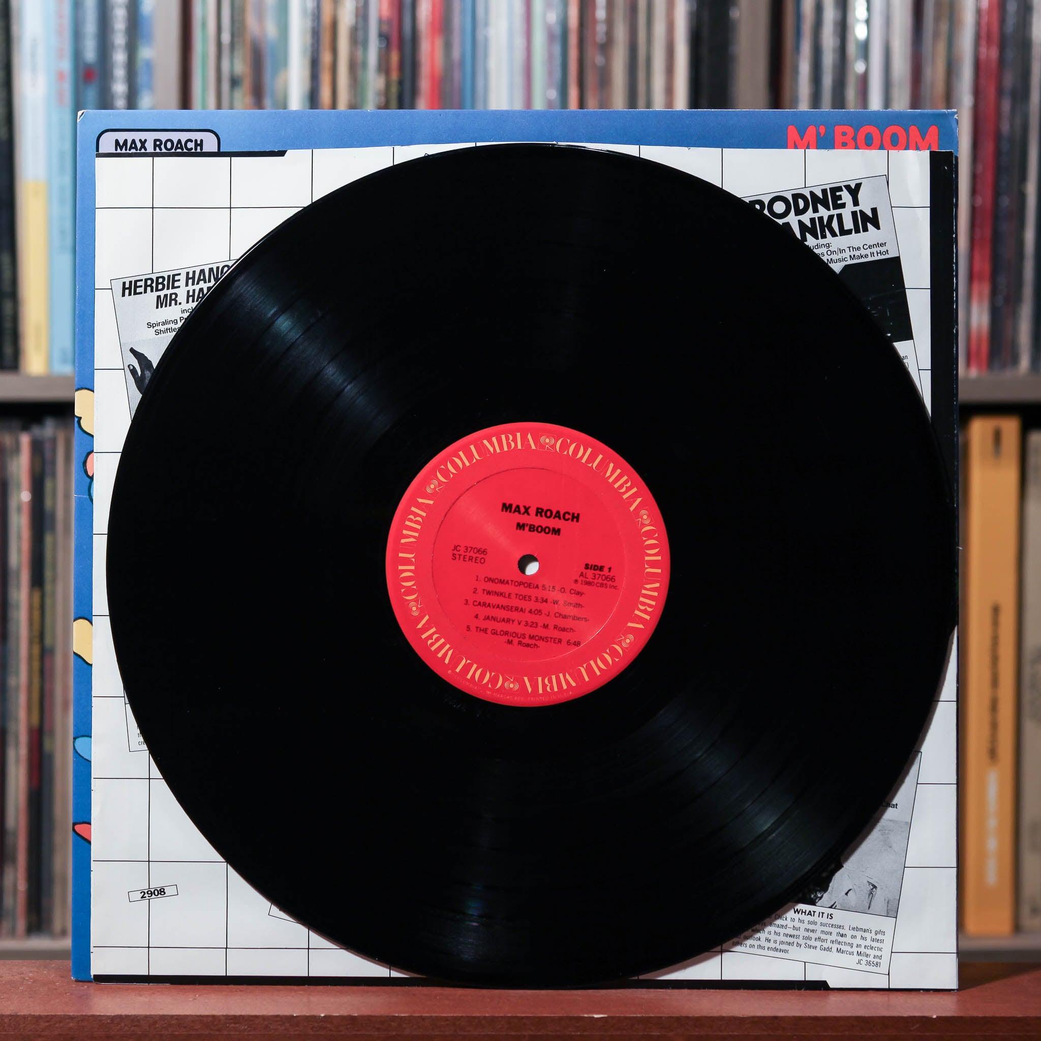 Max Roach - M'Boom - 1981 Columbia, VG/VG+