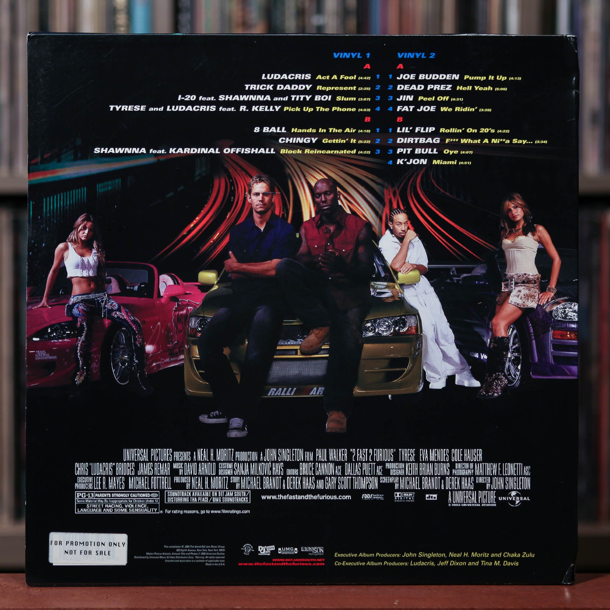 2 Fast 2 Furious (Soundtrack) - 2003 Def Jam, EX/EX