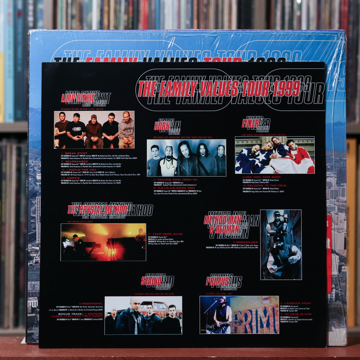 Various - The Family Values Tour 1999 - 2LP IN SHRINK W/ HYPE & INSERT