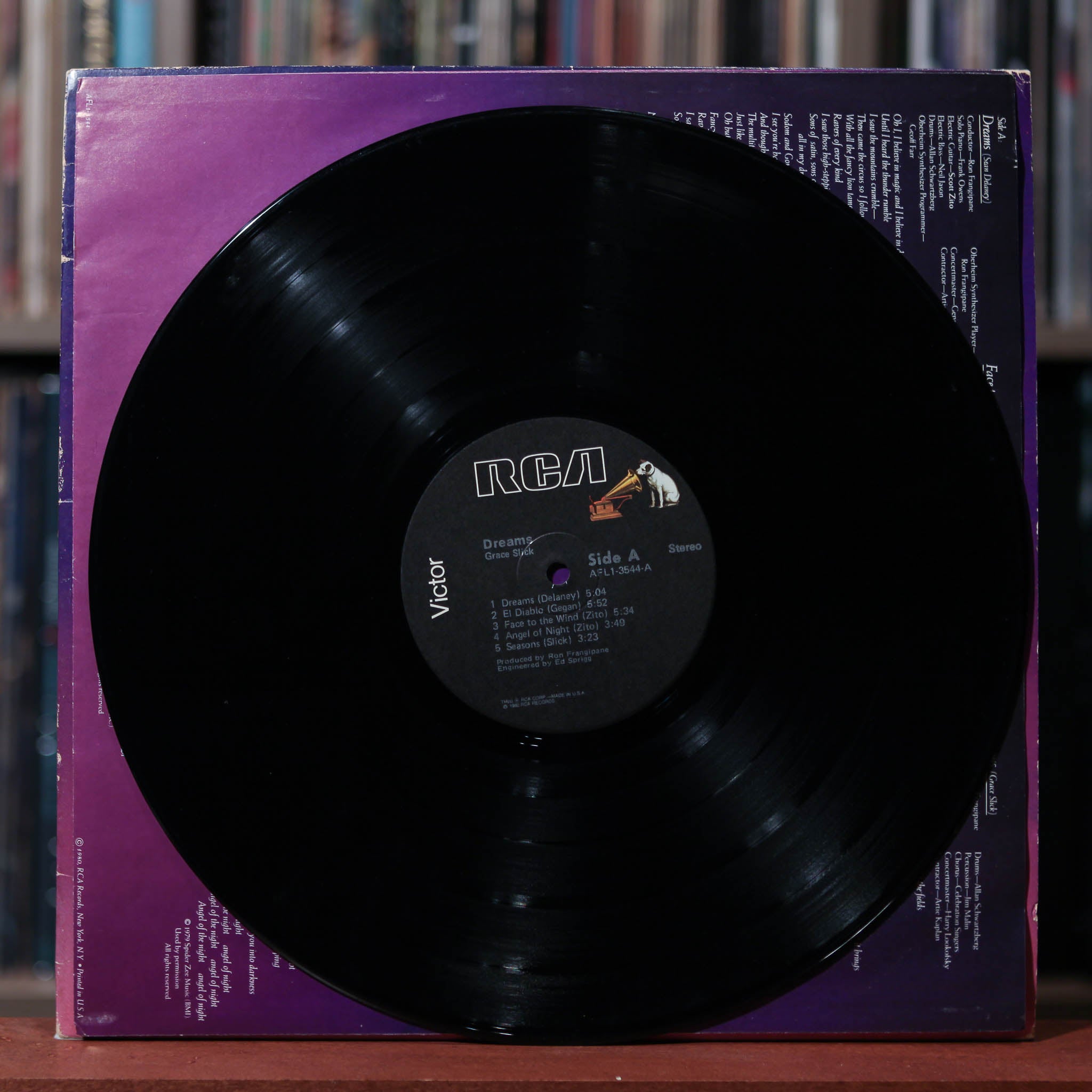 Grace Slick - Dreams - 1980 RCA, VG/VG+