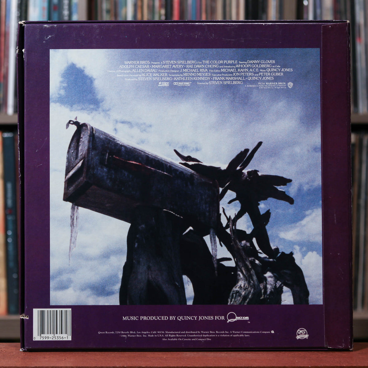 Quincy Jones - The Color Purple Soundtrack - 1986 Qwest Records, VG+/V