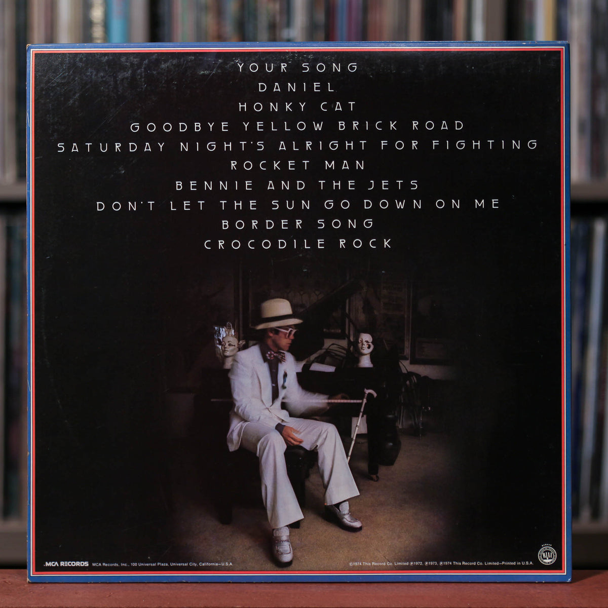 Elton John - Greatest Hits - 1974 MCA, EX/VG+