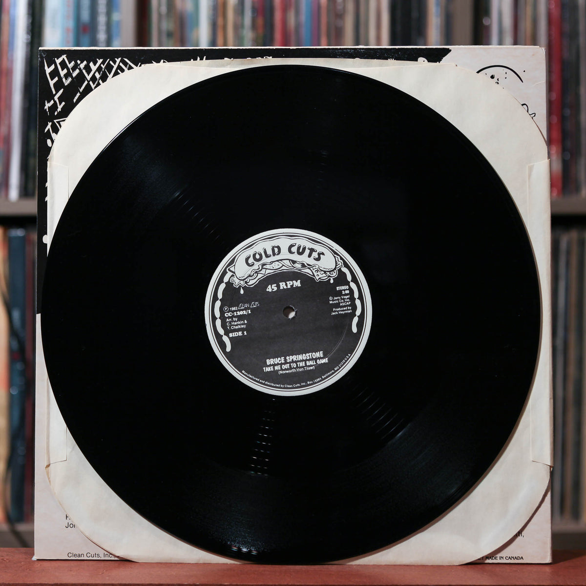 Bruce Springstone - Live At Bedrock - 1982 Cold Cuts Records, VG+/ NM