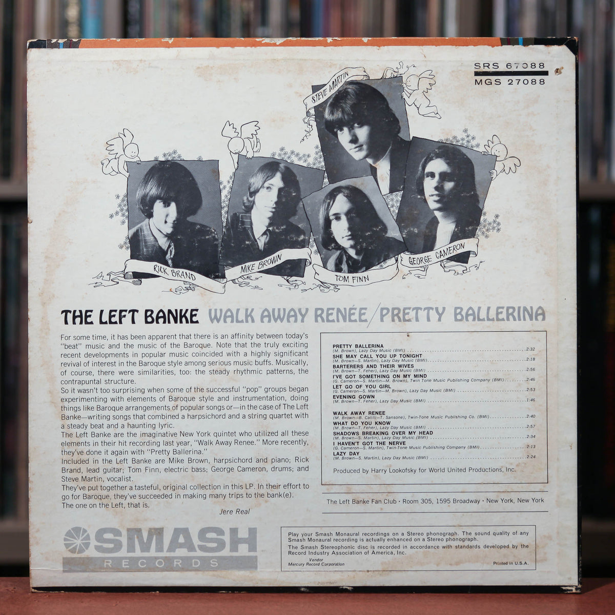 The Left Banke - Walk Away Renée / Pretty Ballerina - 1967 Smash, VG/V