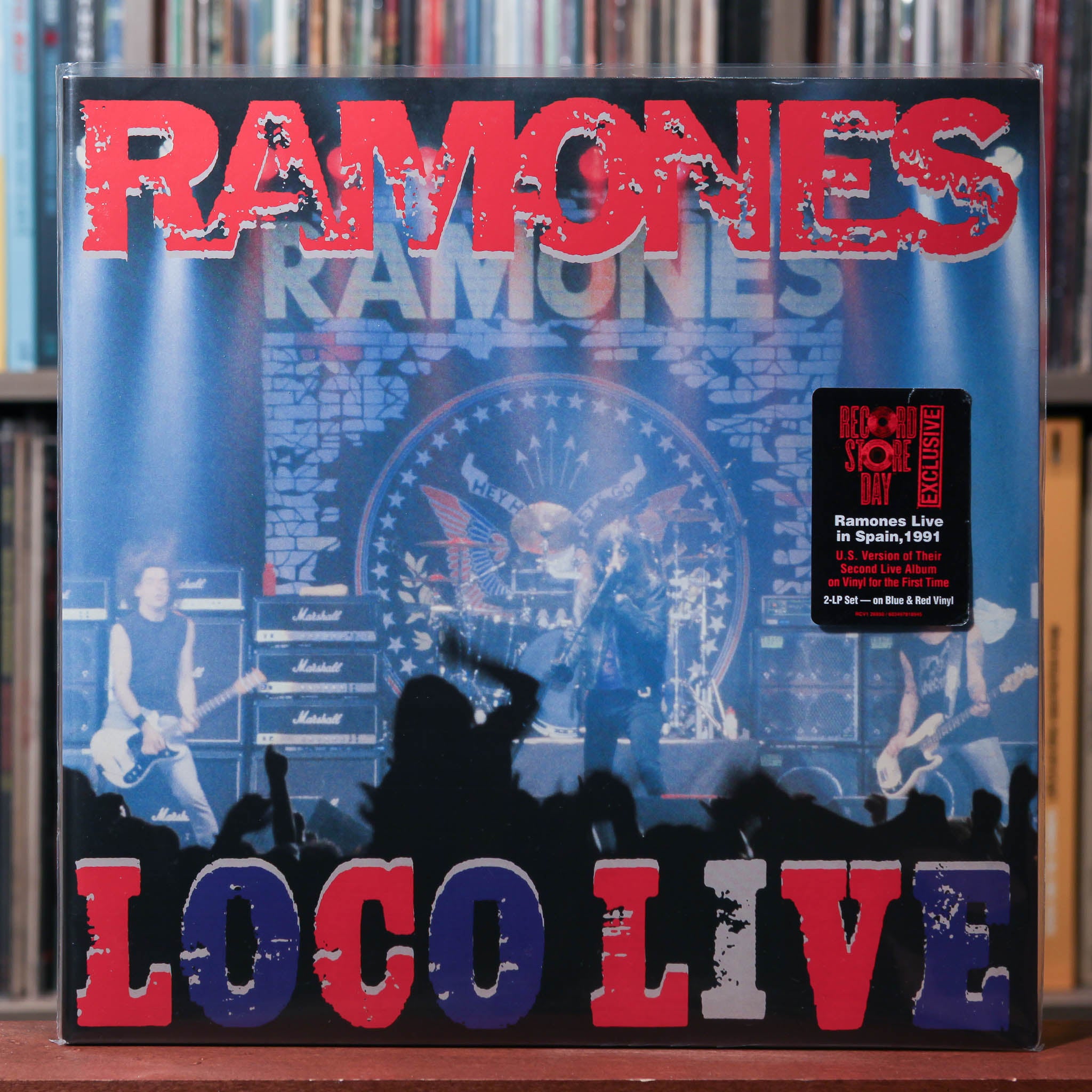 Ramones - Loco Live - RSD 2LP RED & BLUE VINYL 2025 Rhino Records, NM/