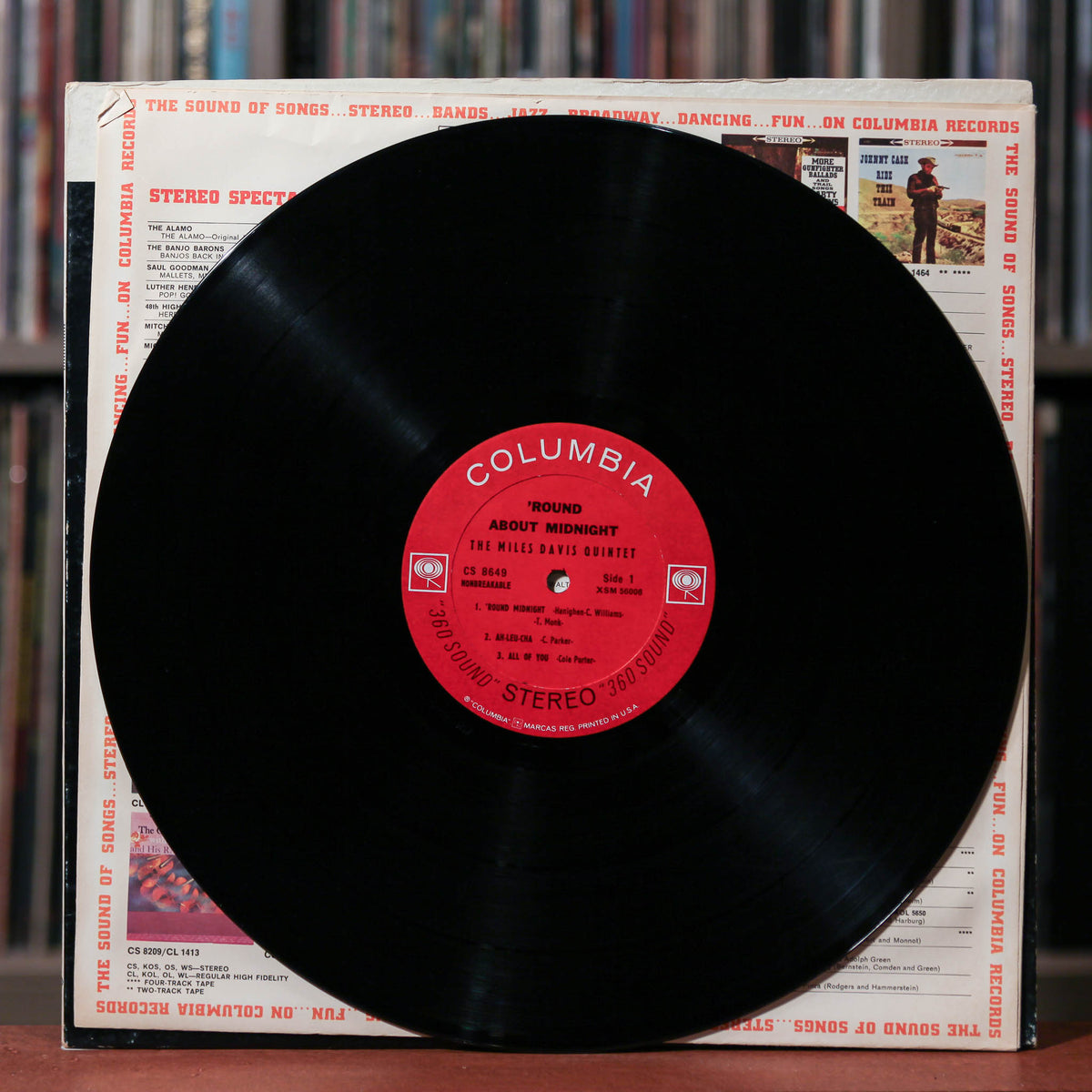 Miles Davis - 'Round About Midnight - 1950's Columbia, VG/VG