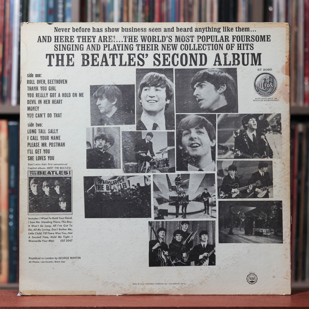 The Beatles - The Beatles' Second Album - 1964 Capitol Records, VG/VG+
