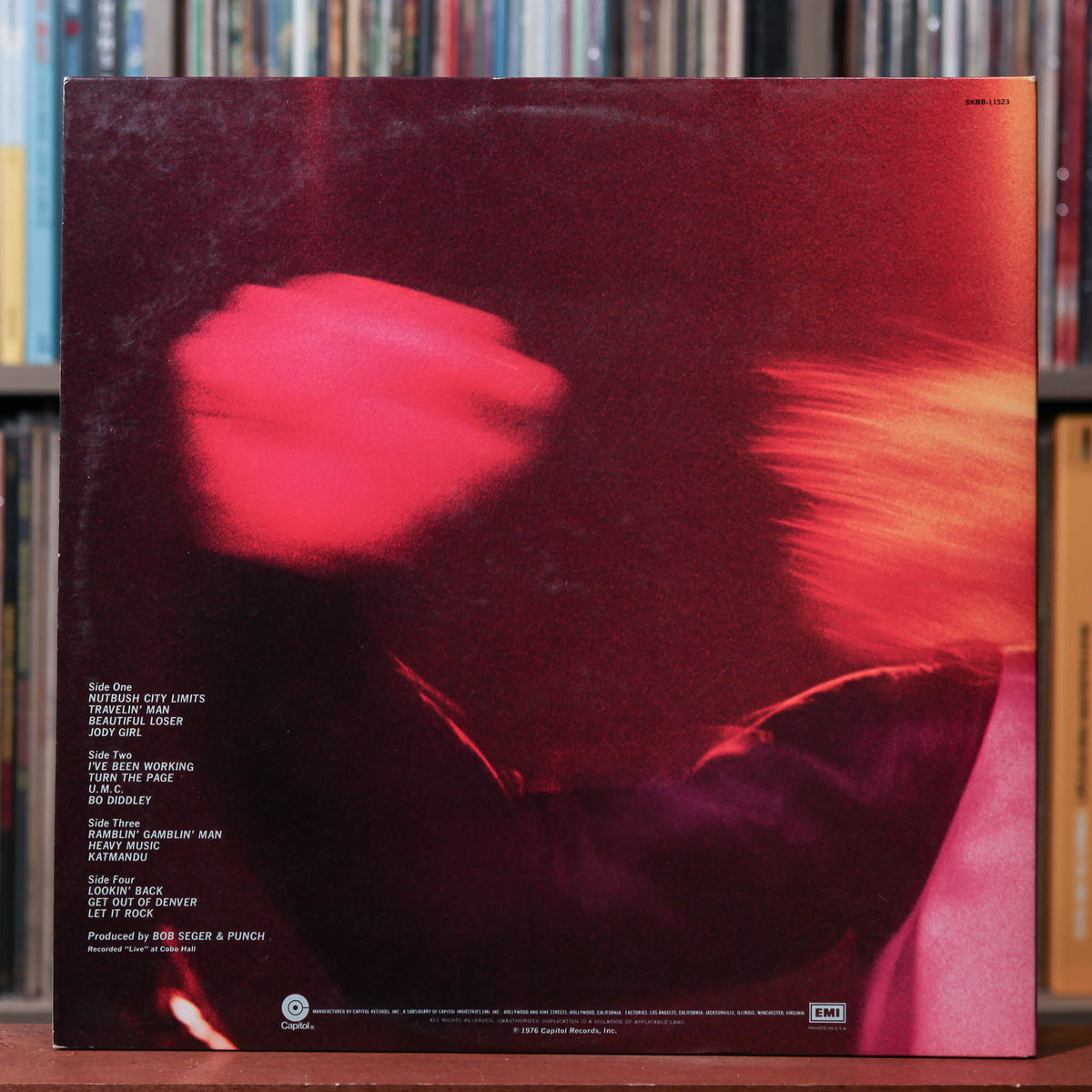 Bob Seger And The Silver Bullet Band - Live Bullet - 2LP 1986 Capitol