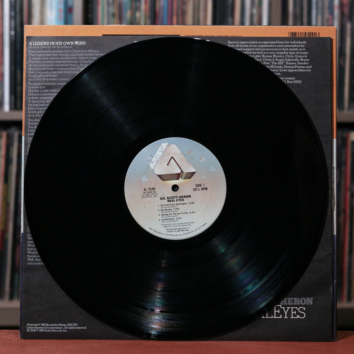 Gil Scott-Heron - Real Eyes - 1980 Arista, VG+/EX